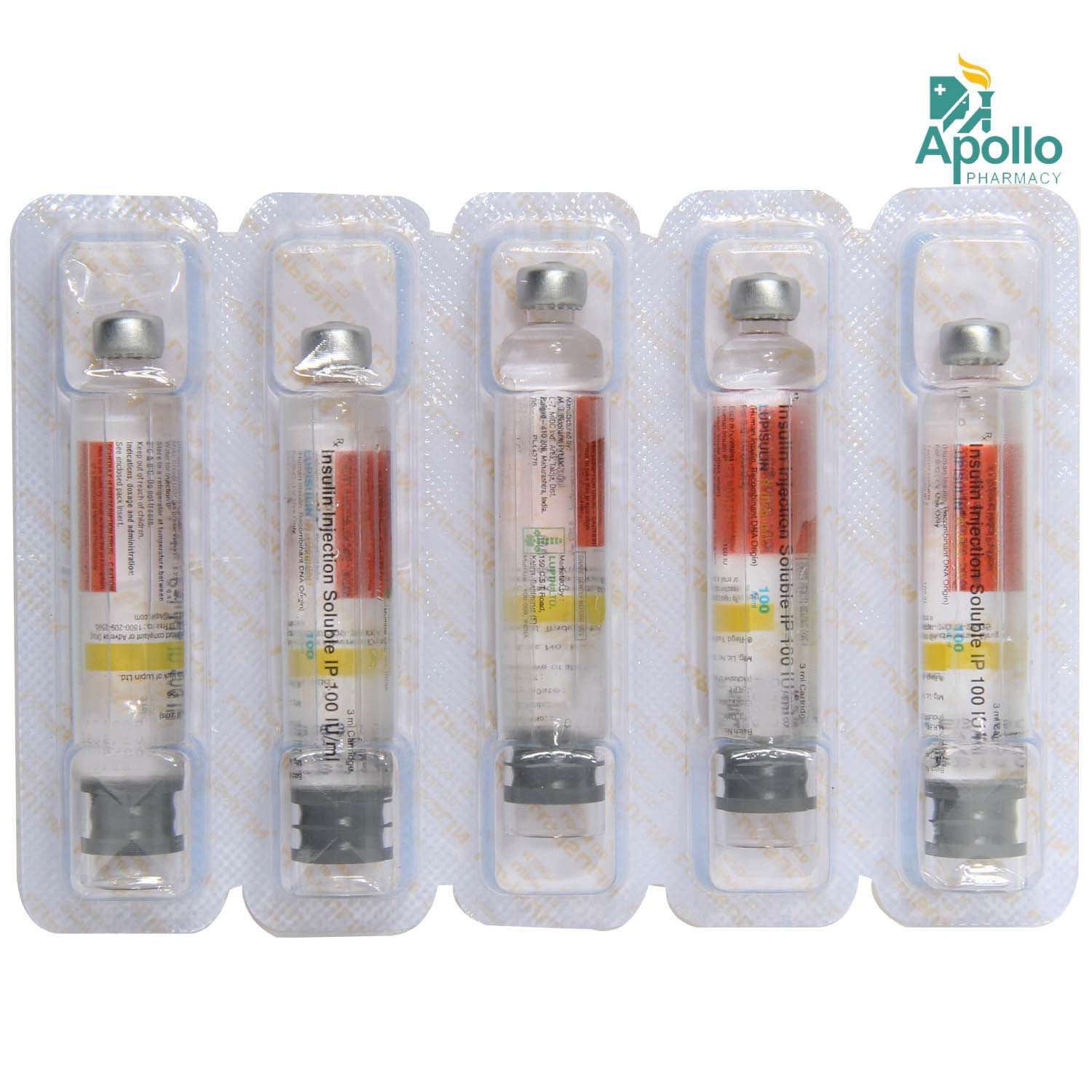 Lupisulin R 100IU Injection 1's Price, Uses, Side Effects, Composition ...