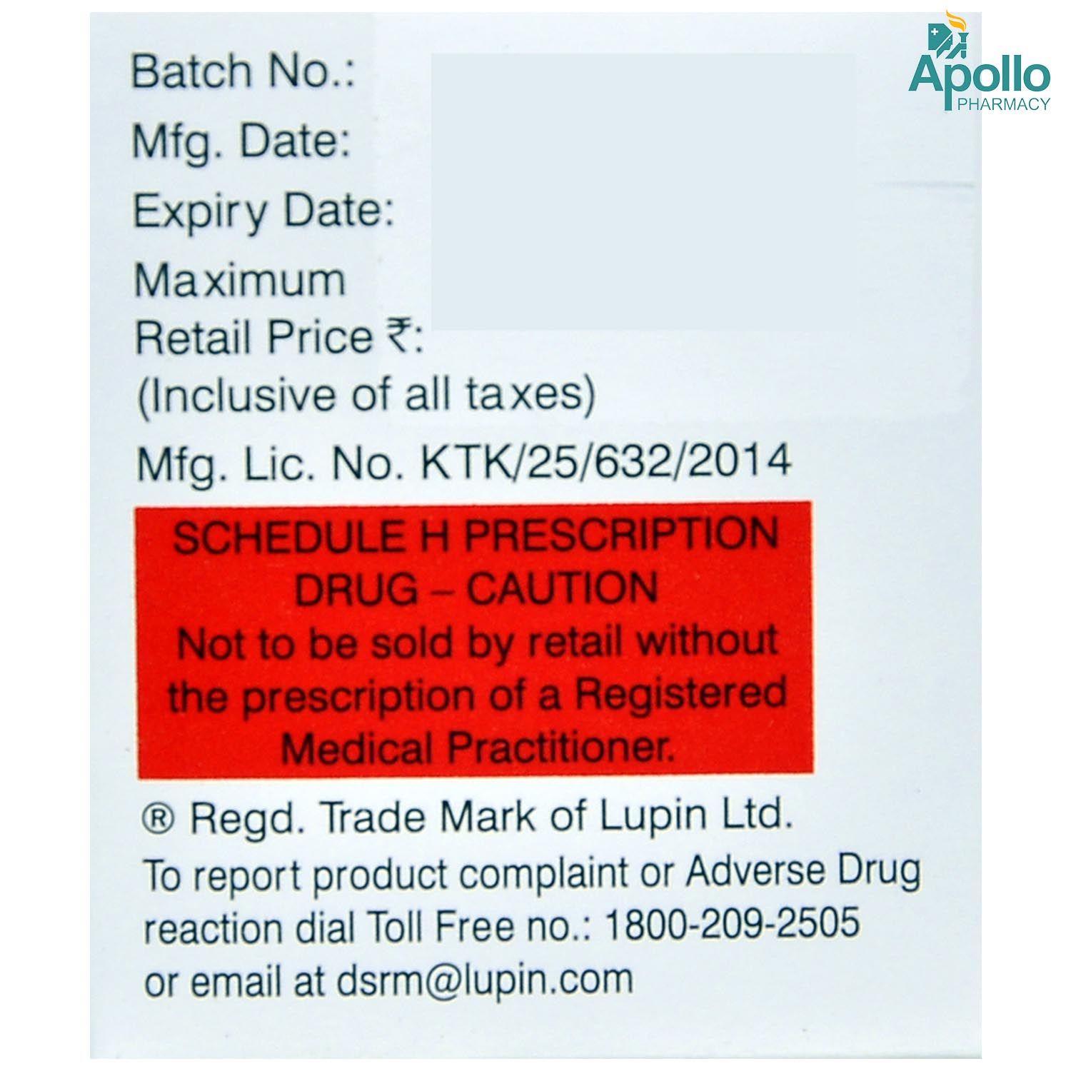 Lupiflex 4 Tablet 10's Price, Uses, Side Effects, Composition - Apollo ...