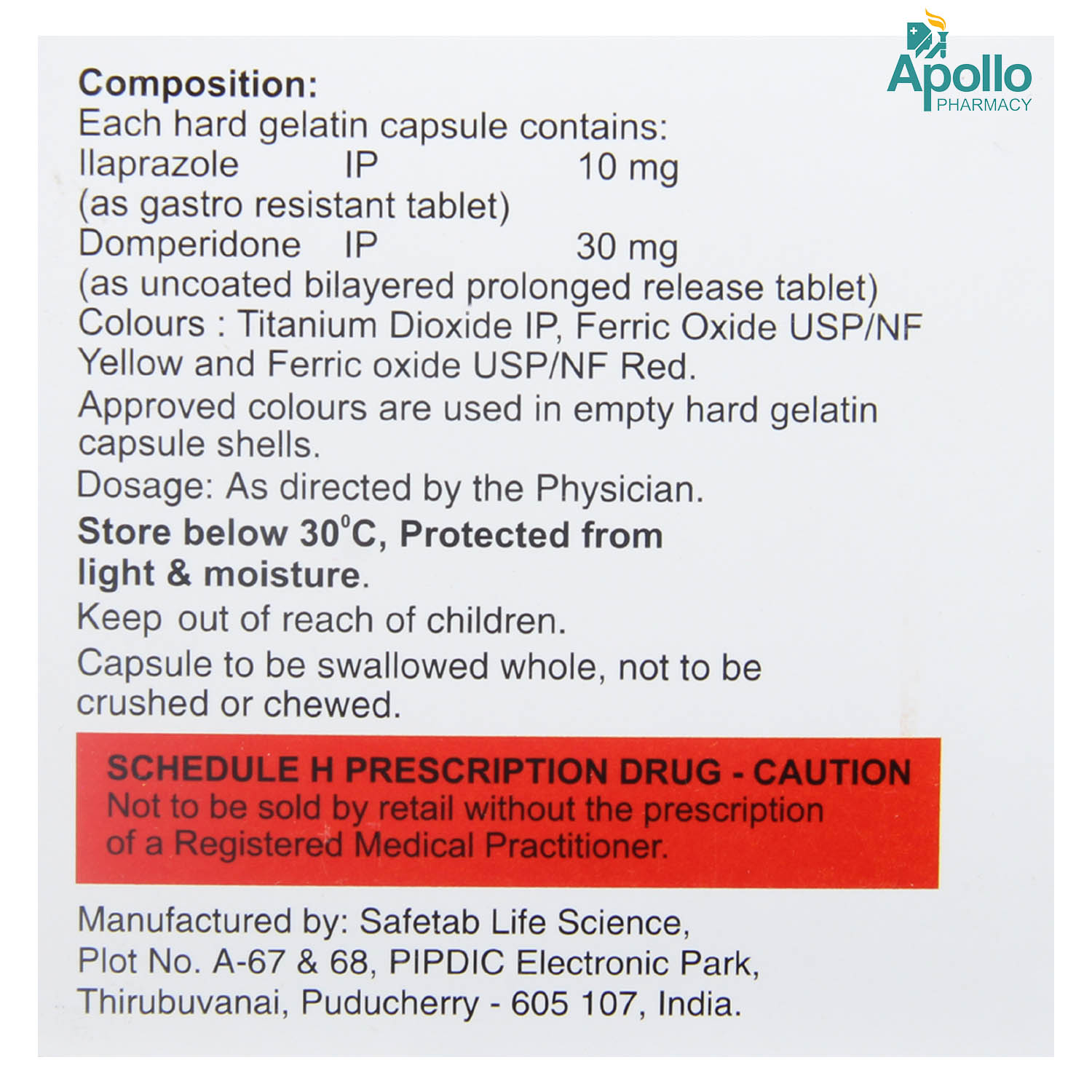 Lupila-D Capsule 10's Price, Uses, Side Effects, Composition - Apollo ...