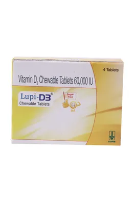 Lupi-D3 SF Chewable Tablet | Uses, Side Effects, Price | Apollo Pharmacy
