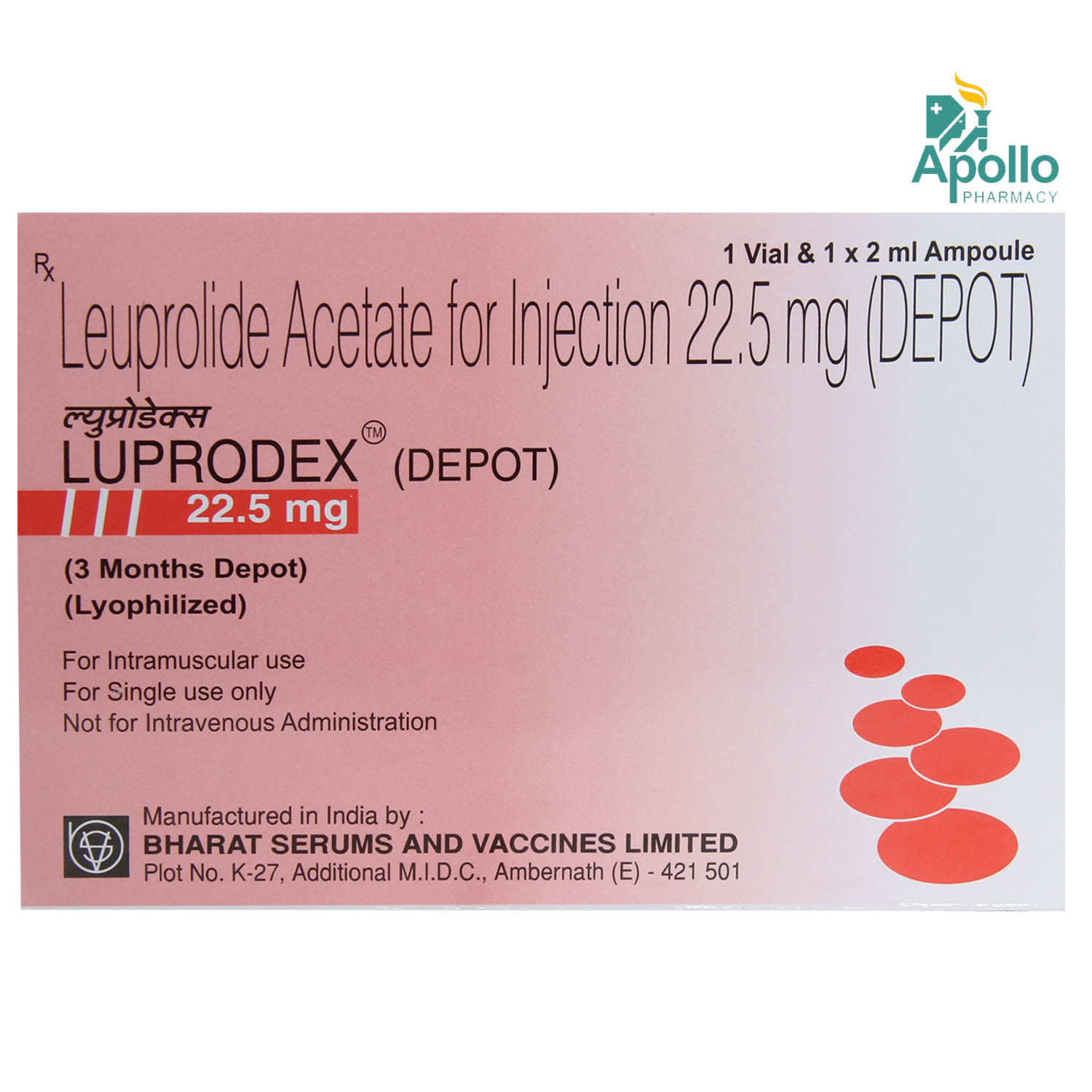 LUPRODEX 22.5MG INJECTION Price, Uses, Side Effects, Composition ...