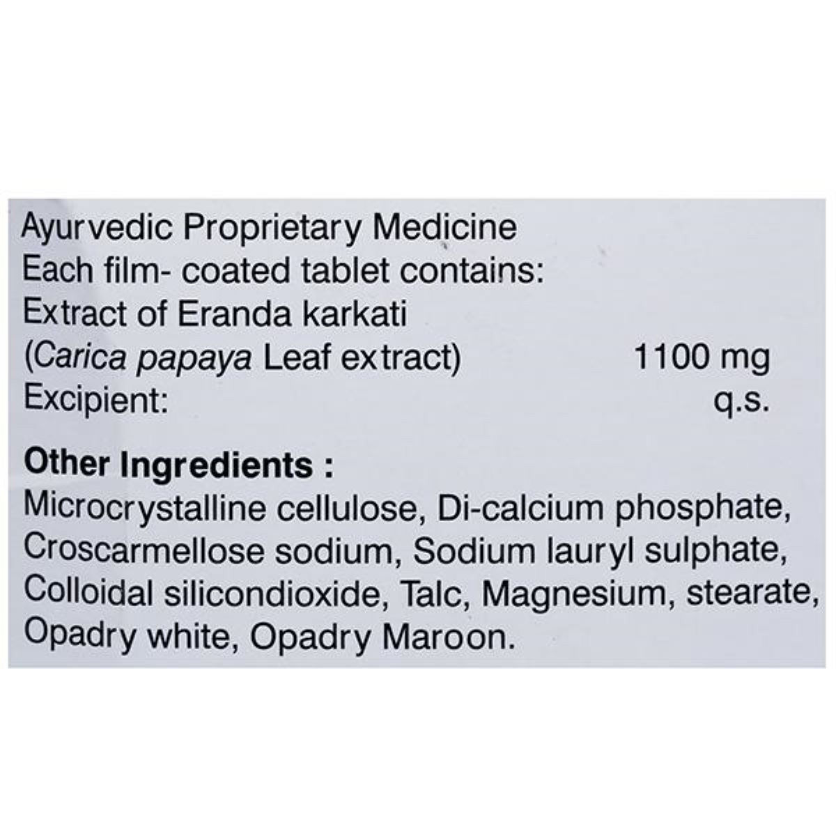 Caripapa, 15 Tablets Price, Uses, Side Effects, Composition - Apollo ...