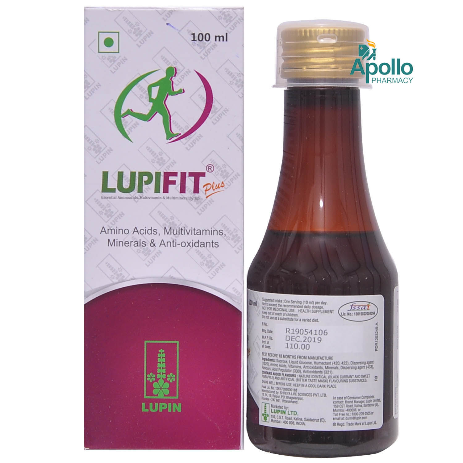 Lupifit Plus Syrup 100 ml Price, Uses, Side Effects, Composition ...