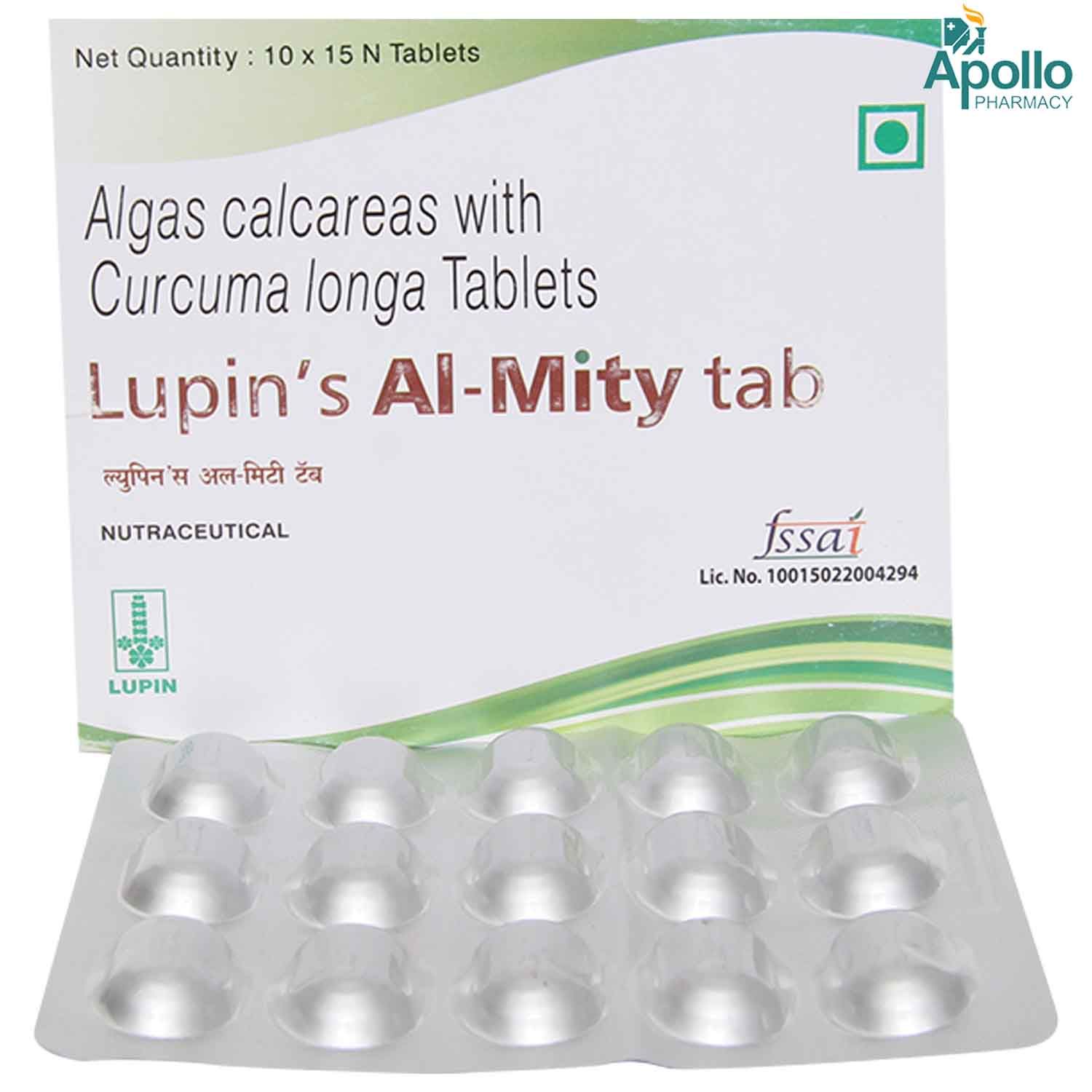 Lupin's Al-Mity Tablet 15's Price, Uses, Side Effects, Composition ...