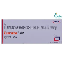 Lurata 40 Tablet | Uses, Side Effects, Price | Apollo Pharmacy