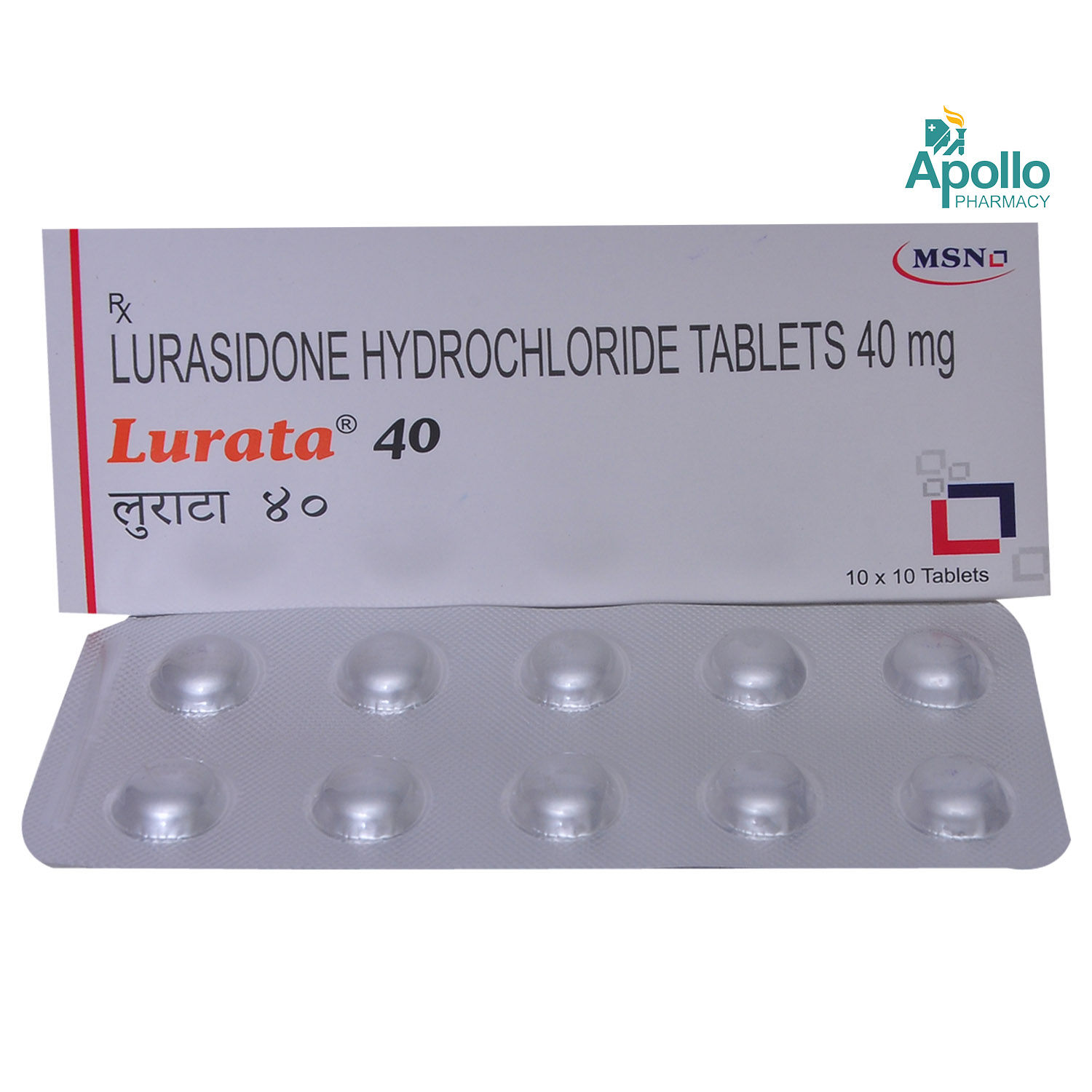 Lurata 40 Tablet 10's Price, Uses, Side Effects, Composition - Apollo ...