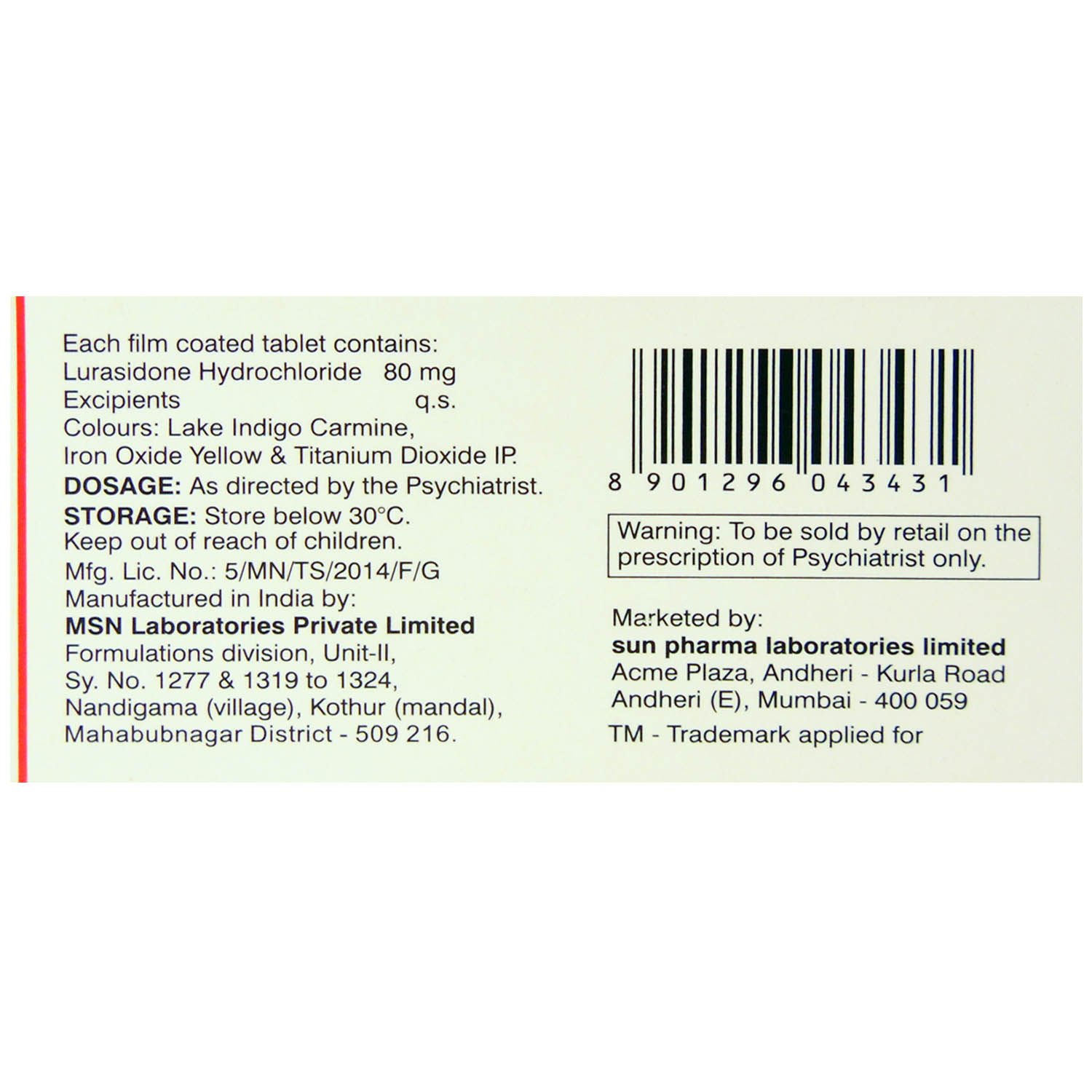 Luramax 80 Tablet 10's Price, Uses, Side Effects, Composition - Apollo ...