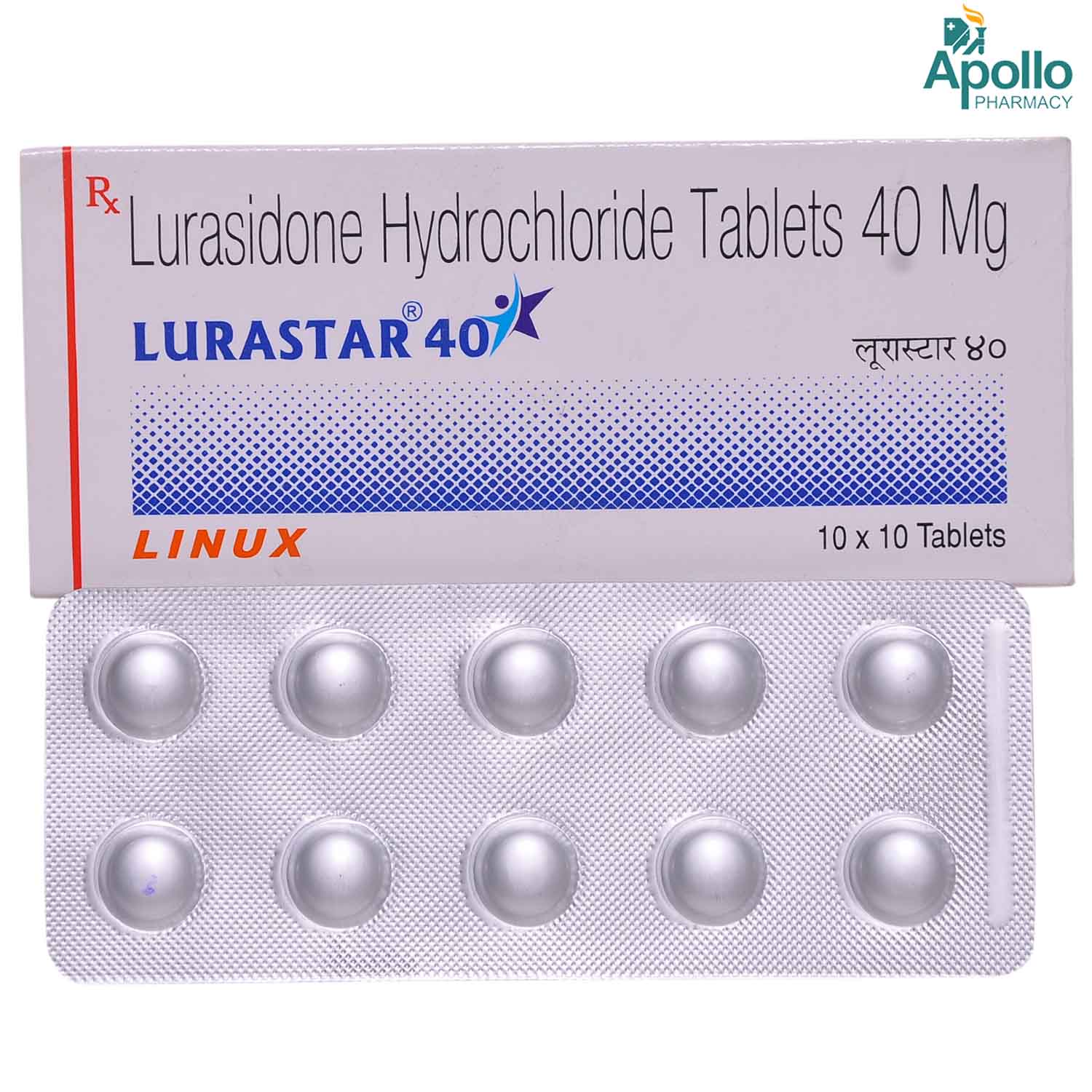 Lurastar 40 Tablet | Uses, Side Effects, Price | Apollo Pharmacy