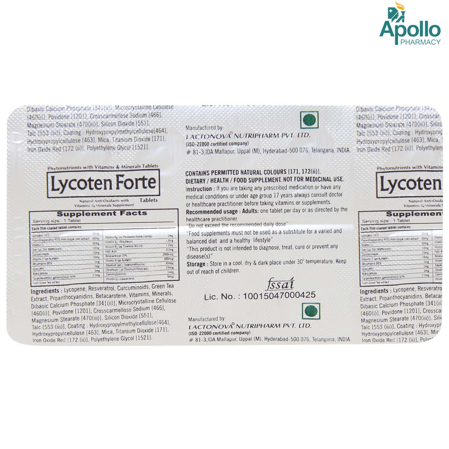 LYCOTEN FORTE CAPSULE 10'S Price, Uses, Side Effects, Composition ...