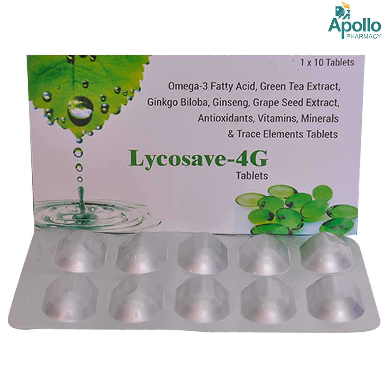 LYCOSAVE 4G TABLET | Uses, Side Effects, Price | Apollo Pharmacy