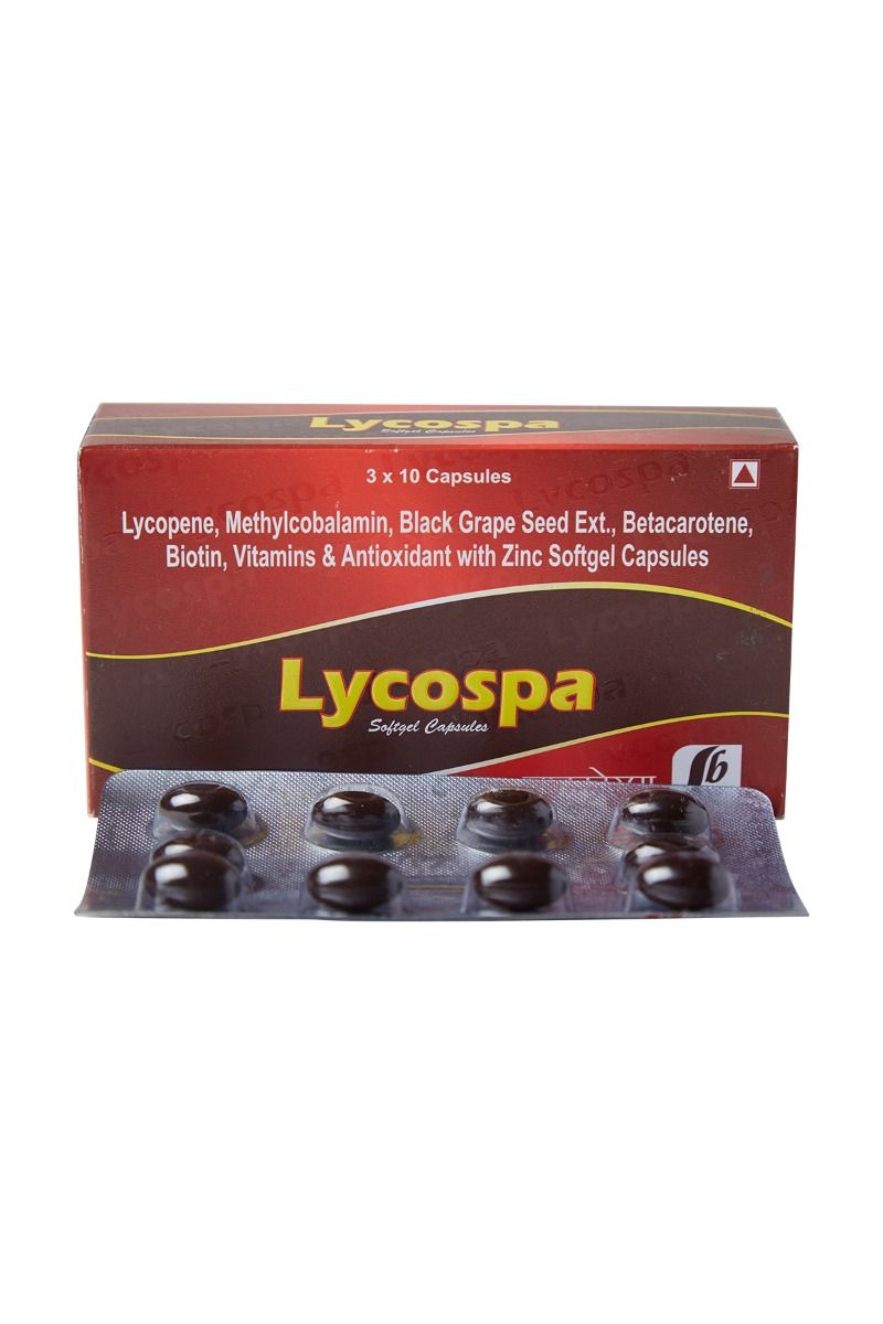 Lycospa Softgel Capsule | Uses, Side Effects, Price | Apollo Pharmacy