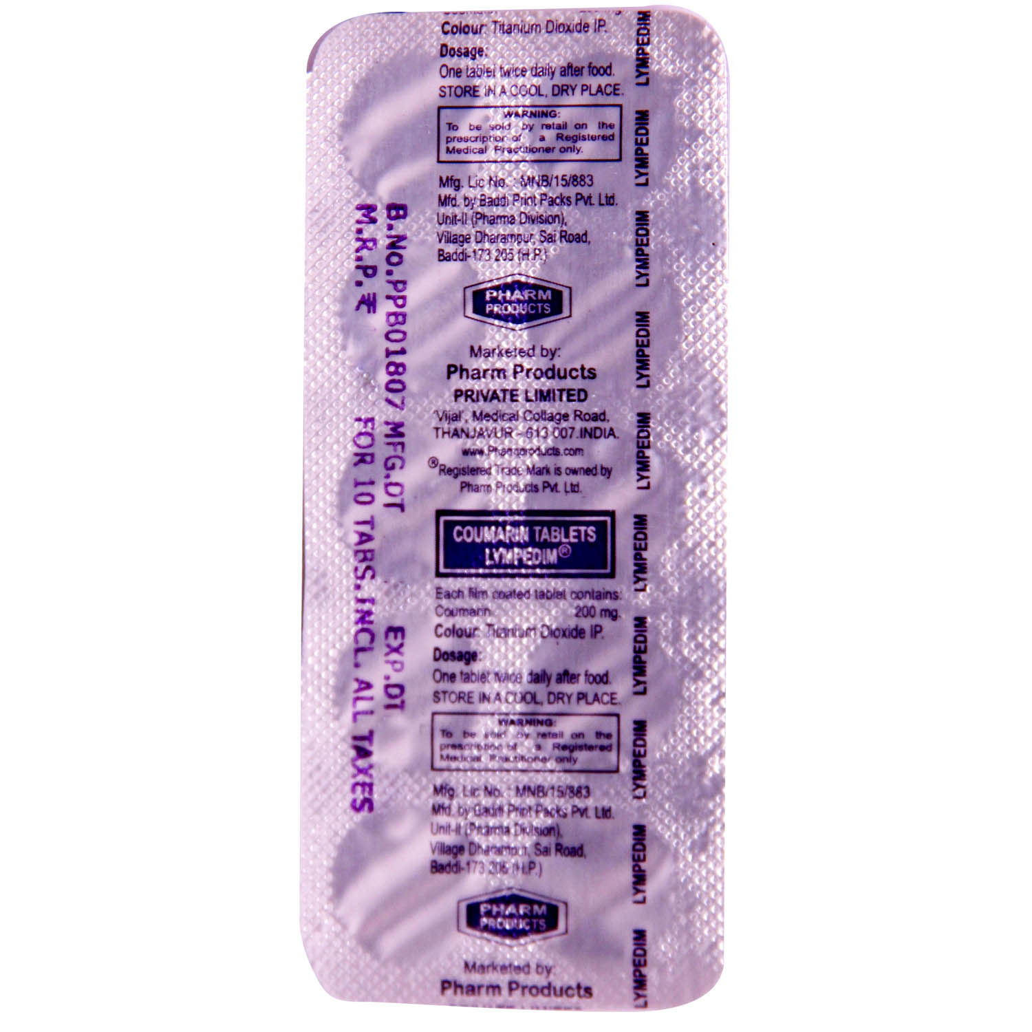 Lympedim Tablet 10's Price, Uses, Side Effects, Composition - Apollo ...