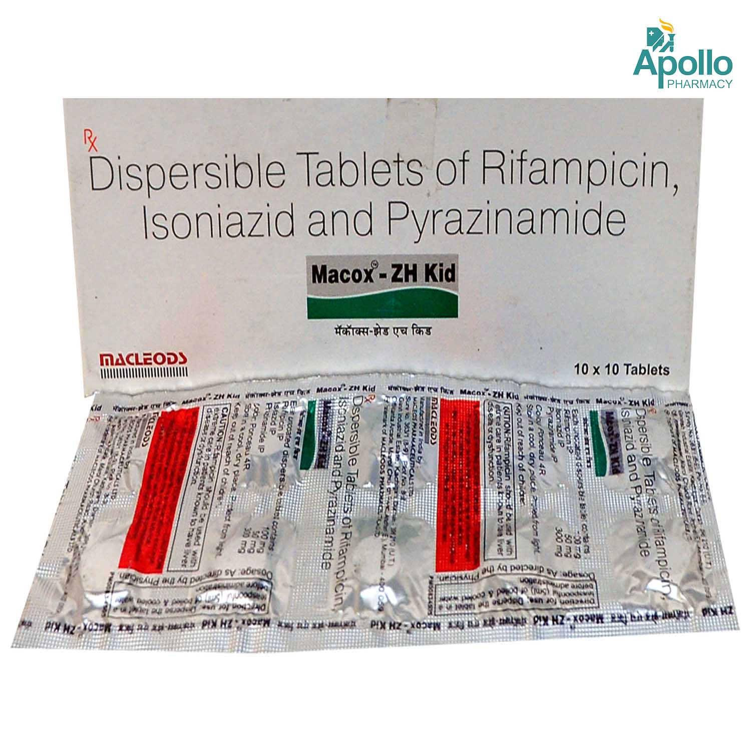 Macox ZH Kid Tablet | Uses, Side Effects, Price | Apollo Pharmacy