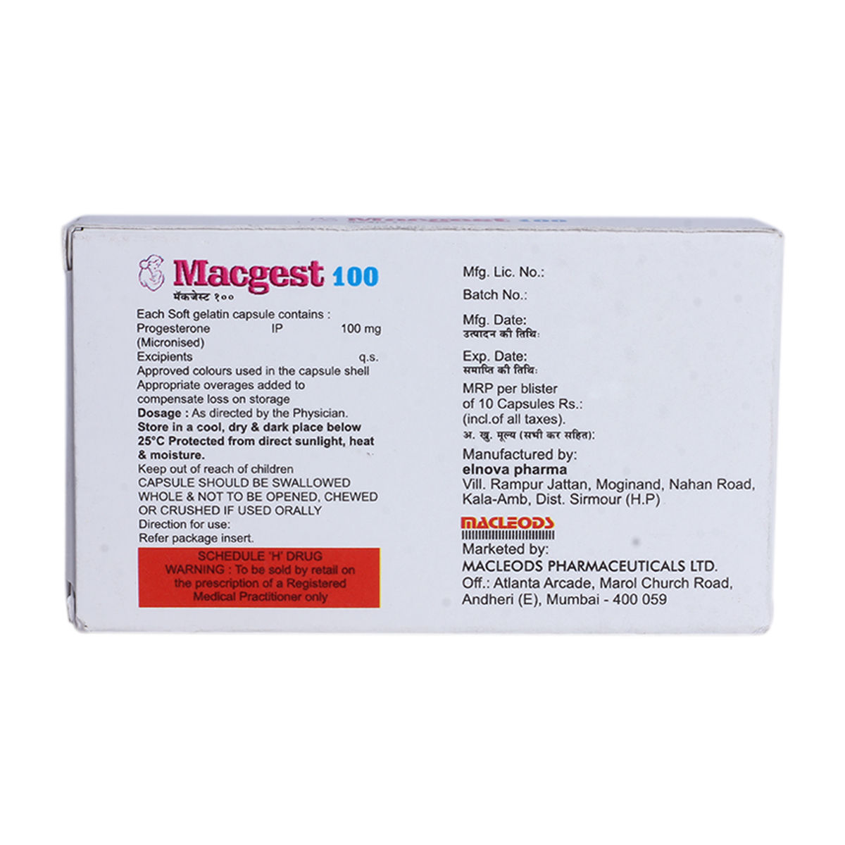 MACGEST 100MG CAPSULE Price, Uses, Side Effects, Composition - Apollo ...