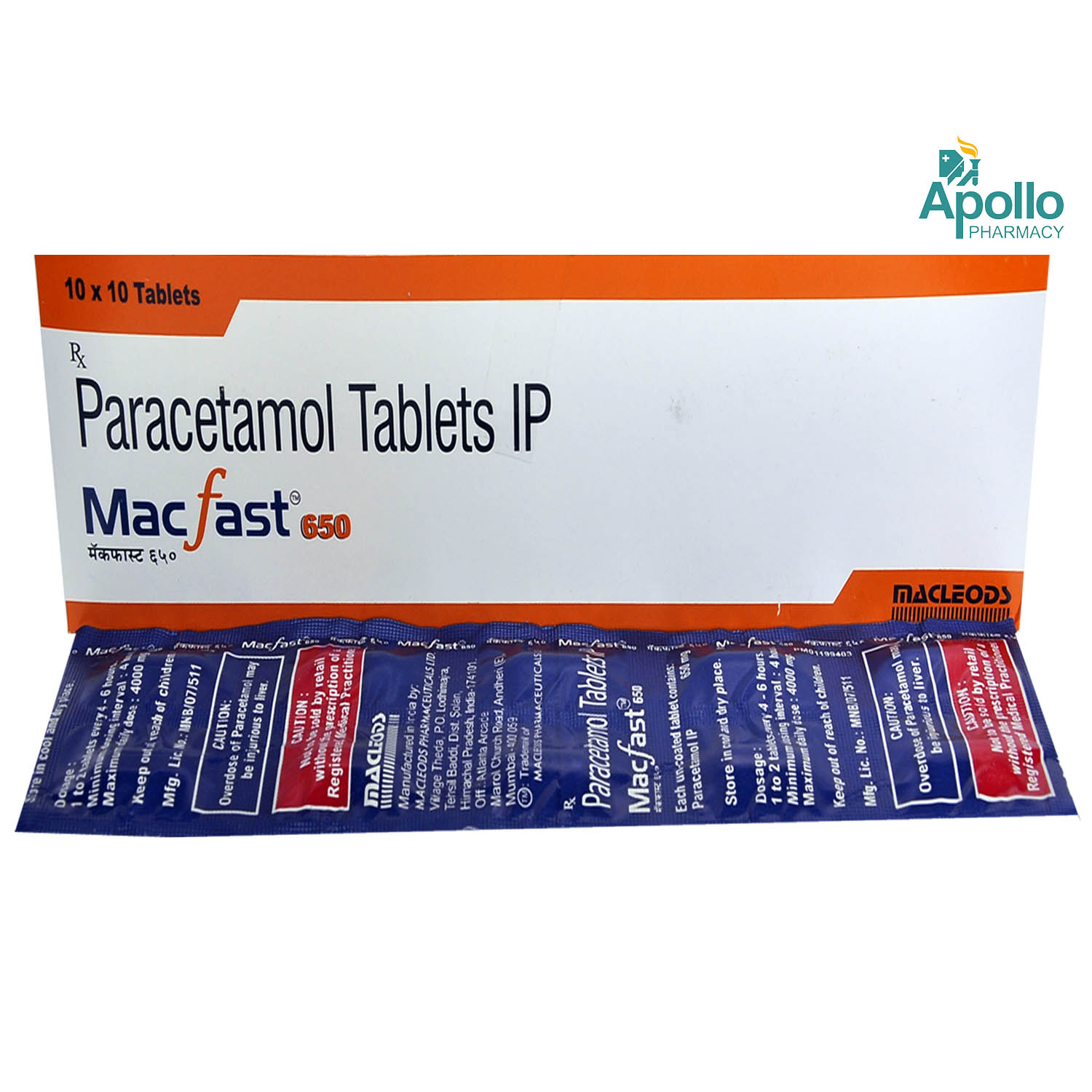 Macfast 650 Tablet | Uses, Side Effects, Price | Apollo Pharmacy