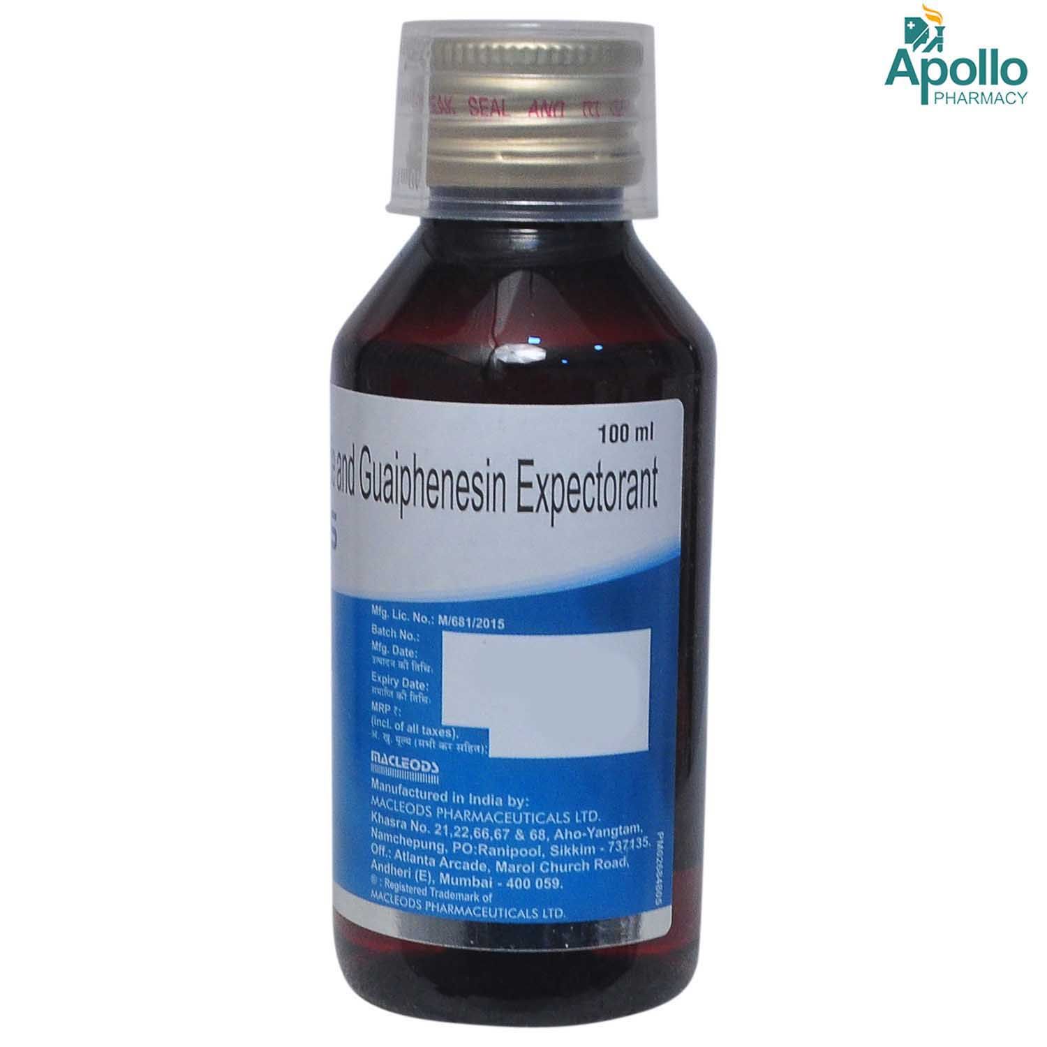 Macbery LS Expctorant 100 ml Price, Uses, Side Effects, Composition ...