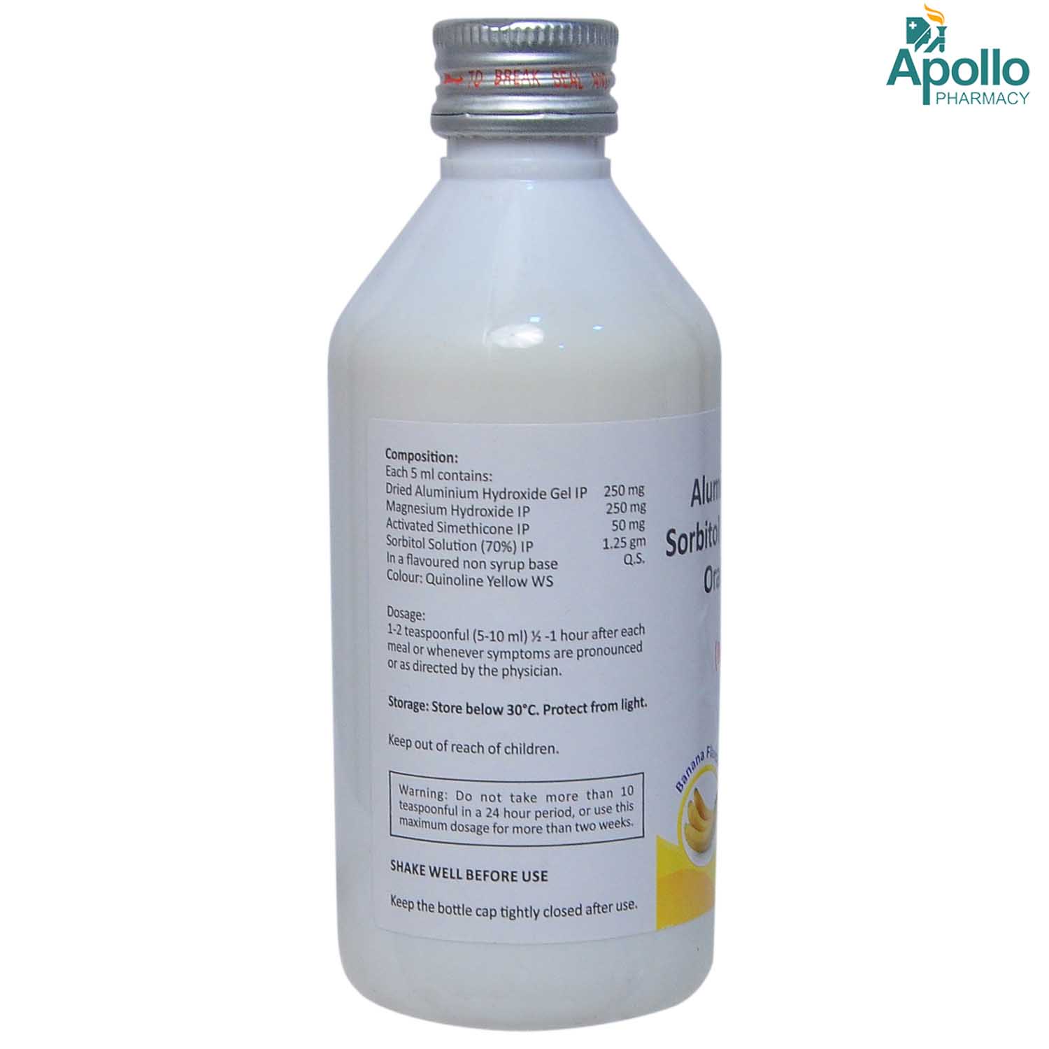 Mac-MPS Sugar Free Banana Suspension 200 ml Price, Uses, Side Effects ...