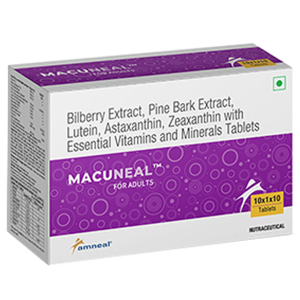 Buy Macuneal Adult Tablet 10's | 19 Minutes Delivery | Apollo Pharmacy