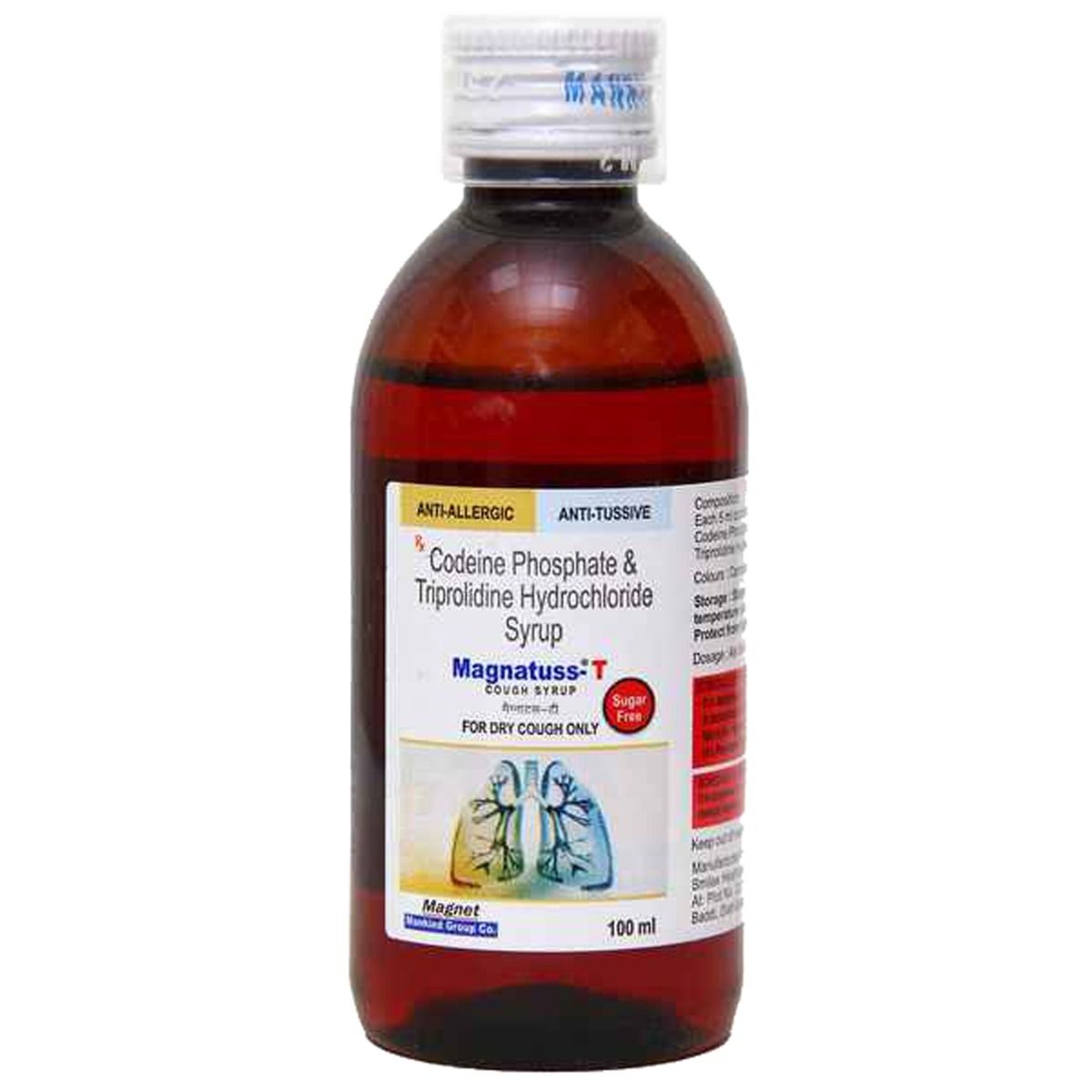 Magnatuss T Syrup 100 ml Price, Uses, Side Effects, Composition ...