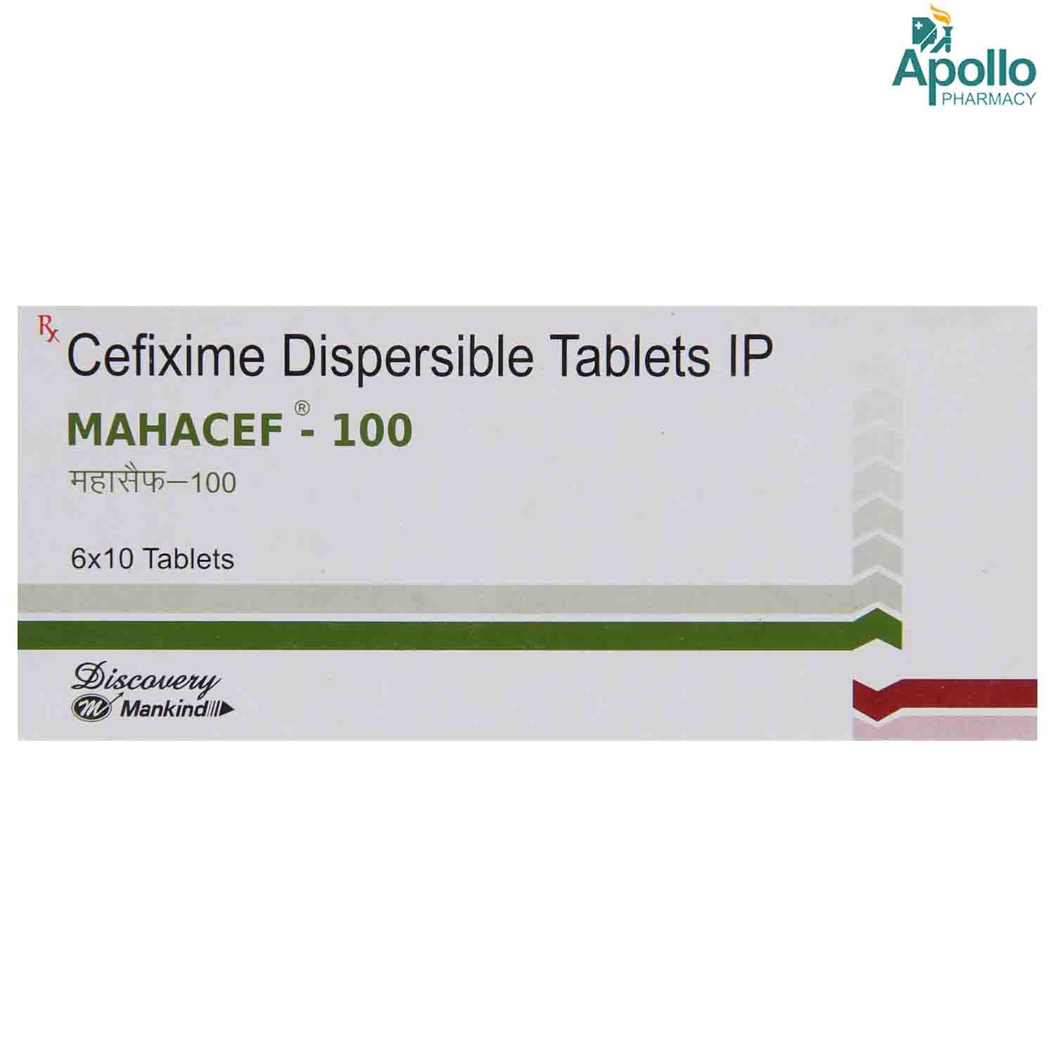 Mahacef 100 mg Tablet | Uses, Side Effects, Price | Apollo Pharmacy