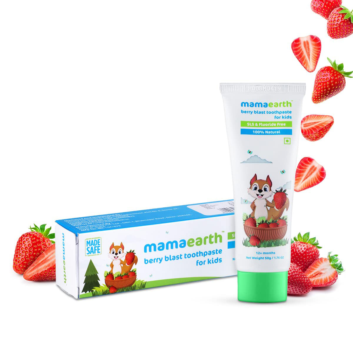 Mamaearth Berry Blast Kids Toothpaste, 50 gm Price, Uses, Side Effects ...