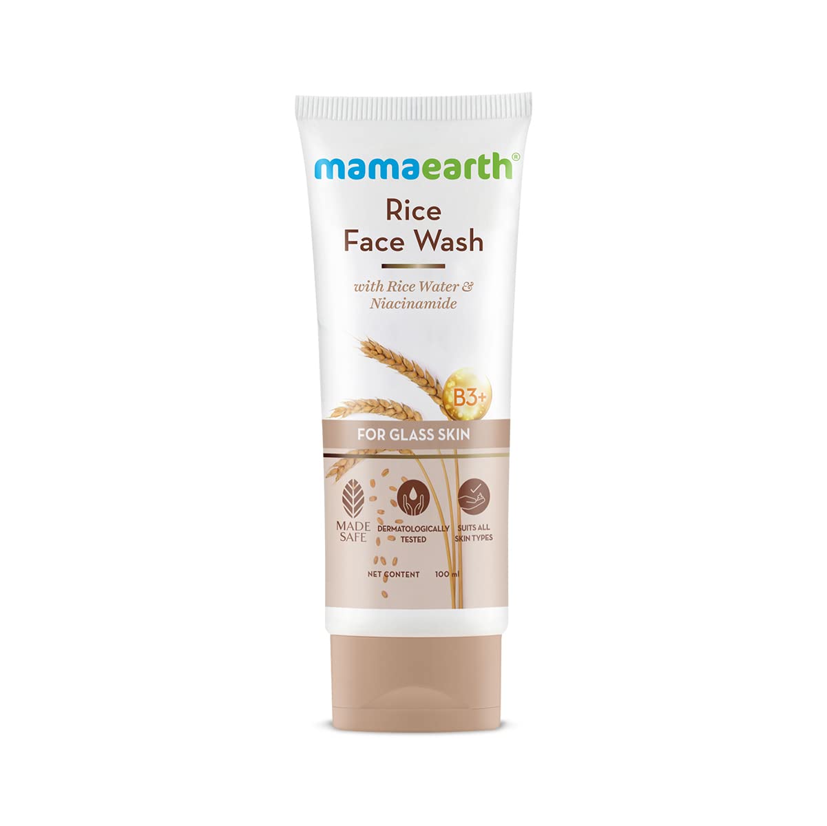 Buy Mamaearth Rice Face Wash with Rice Water & Niacinamide, 100 ml | 19 ...