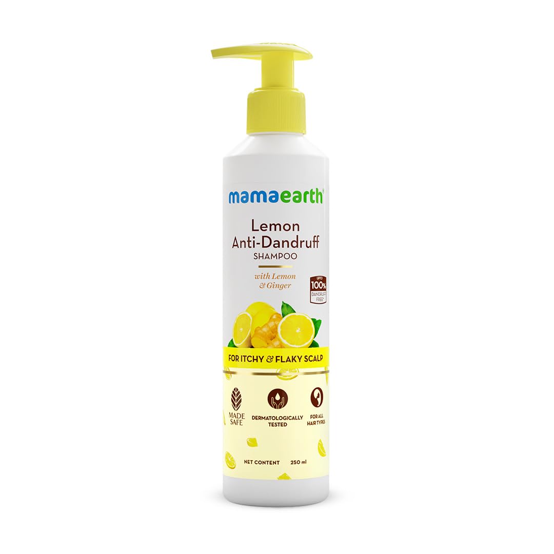 Buy Mamaearth Lemon Anti-Dandruff Shampoo, 250 ml | 19 Minutes Delivery ...