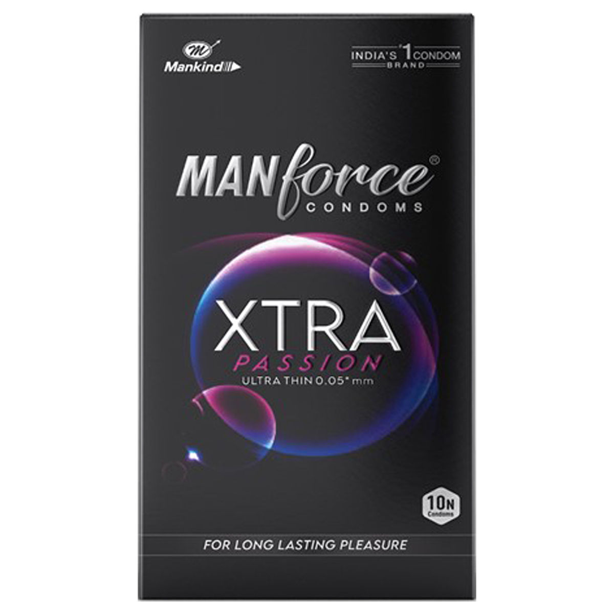 Buy Manforce Xtra Passion Ultra Thin Condoms, 10 Count | 19 Minutes ...