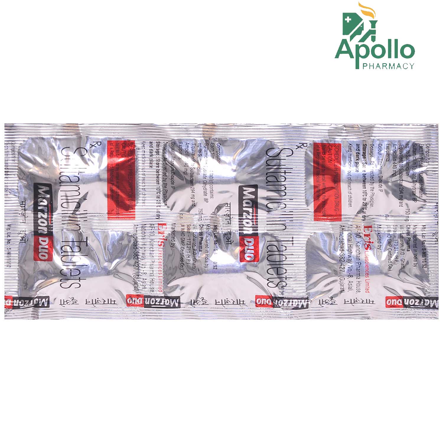 Marzon Duo Tablet 6's Price, Uses, Side Effects, Composition - Apollo ...