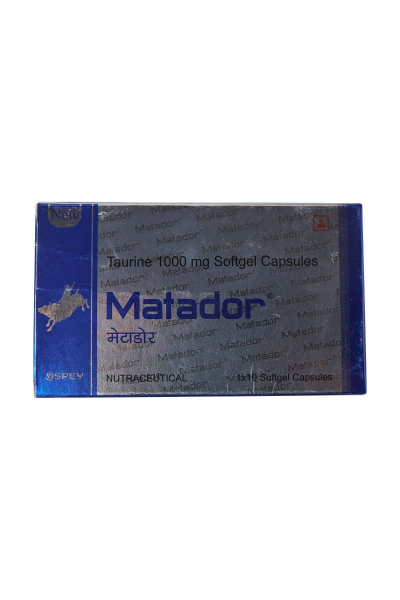 Matador Softgels Capsule 10's Price, Uses, Side Effects, Composition ...