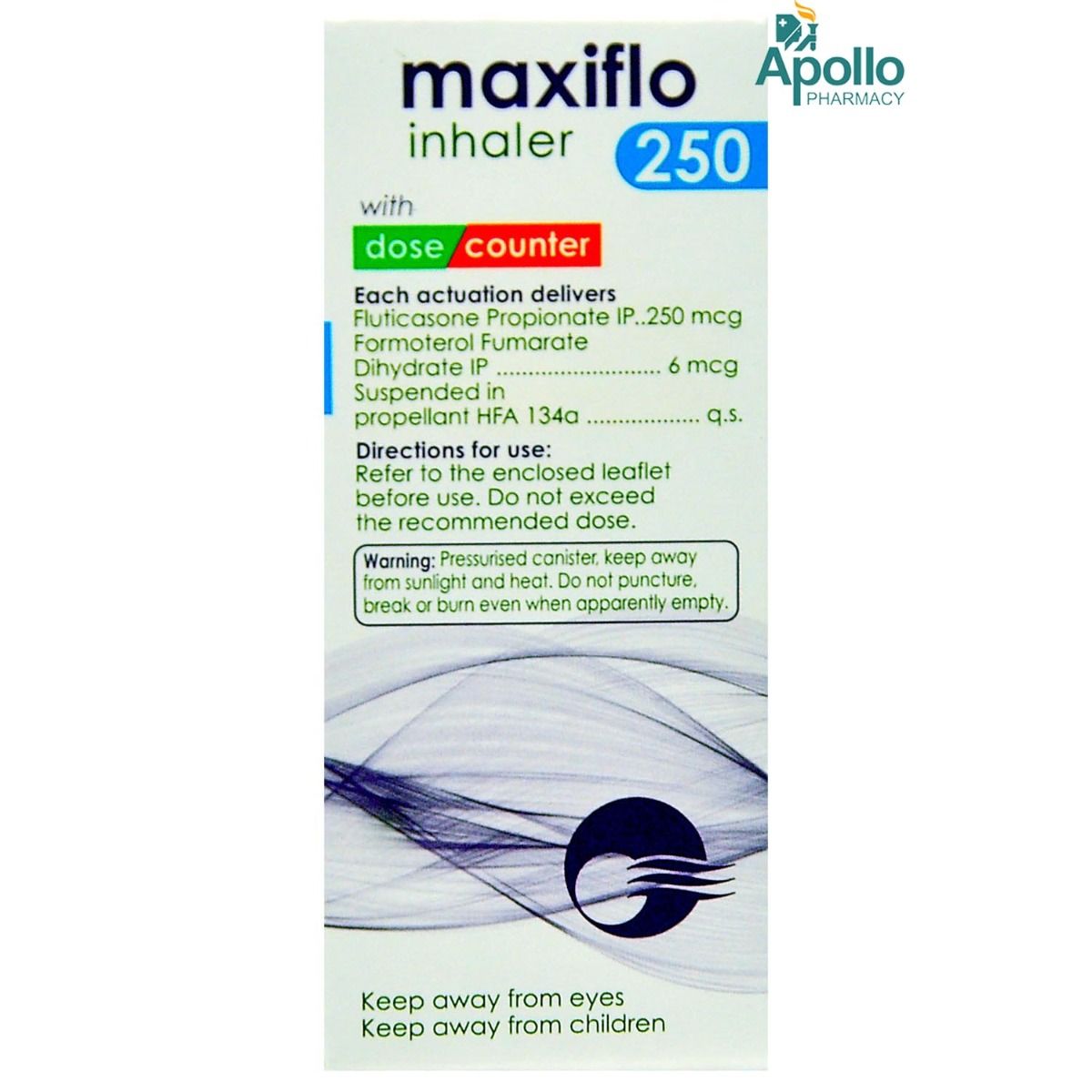 Maxiflo 250 Inhaler 120 mdi Price, Uses, Side Effects, Composition ...