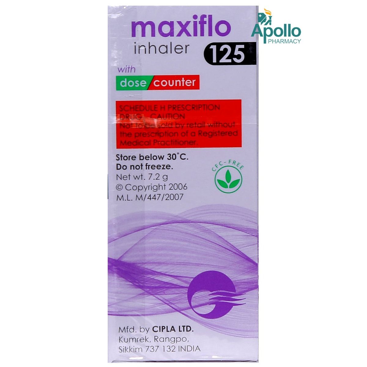 Maxiflo 125 Inhaler 120 mdi Price, Uses, Side Effects, Composition ...