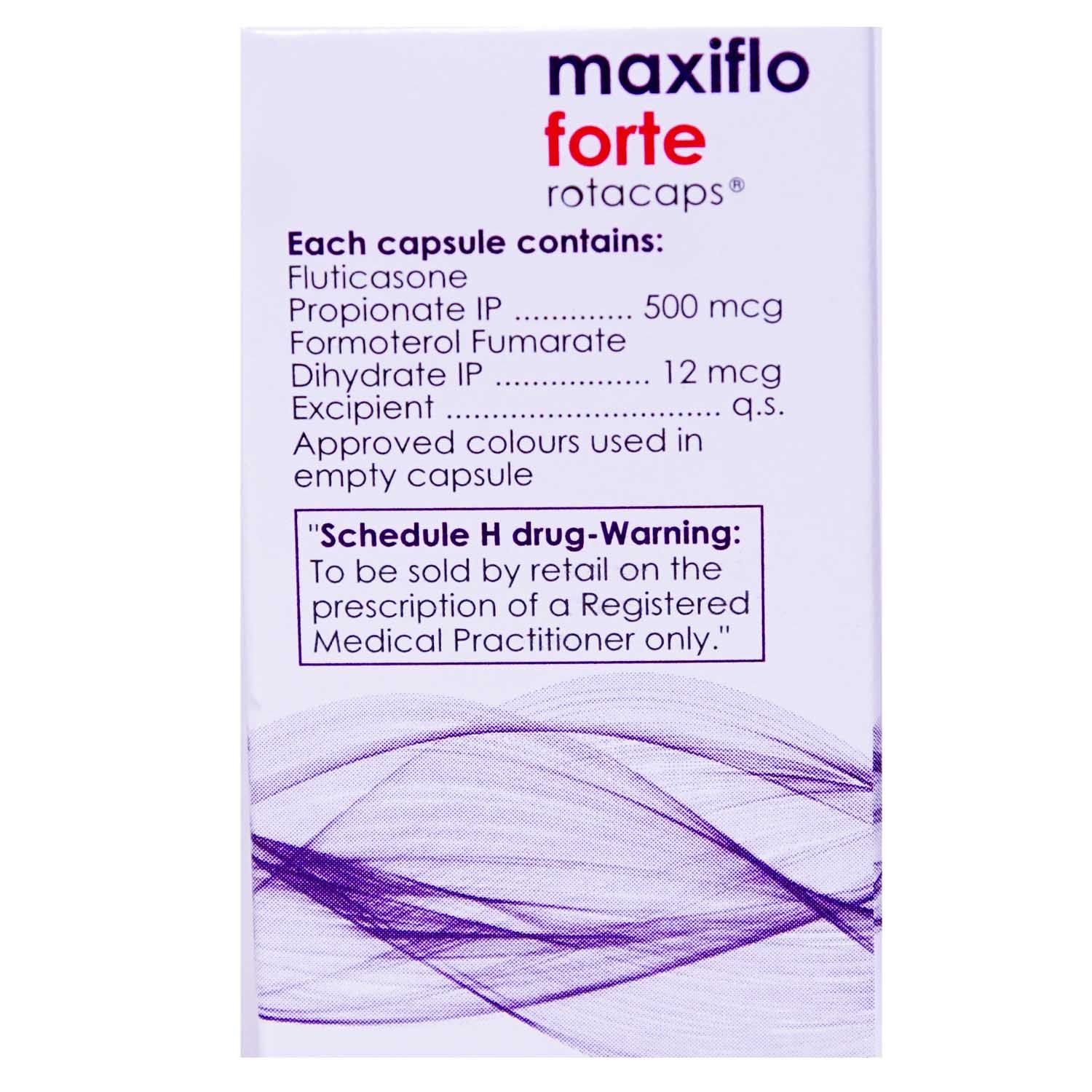 Maxiflo Forte Rotacaps 30's Price, Uses, Side Effects, Composition ...