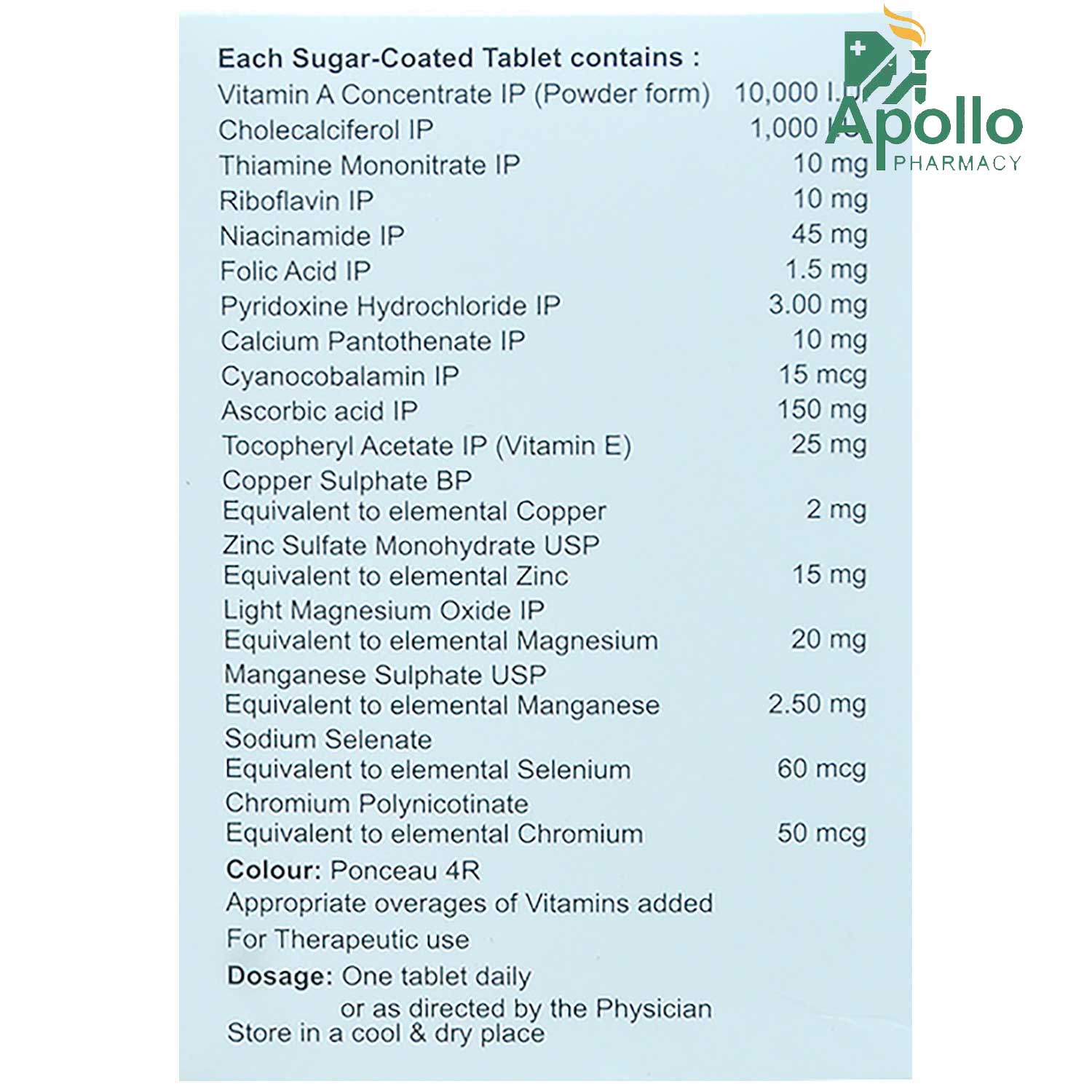 Maximin Forte Tablet 20's Price, Uses, Side Effects, Composition ...