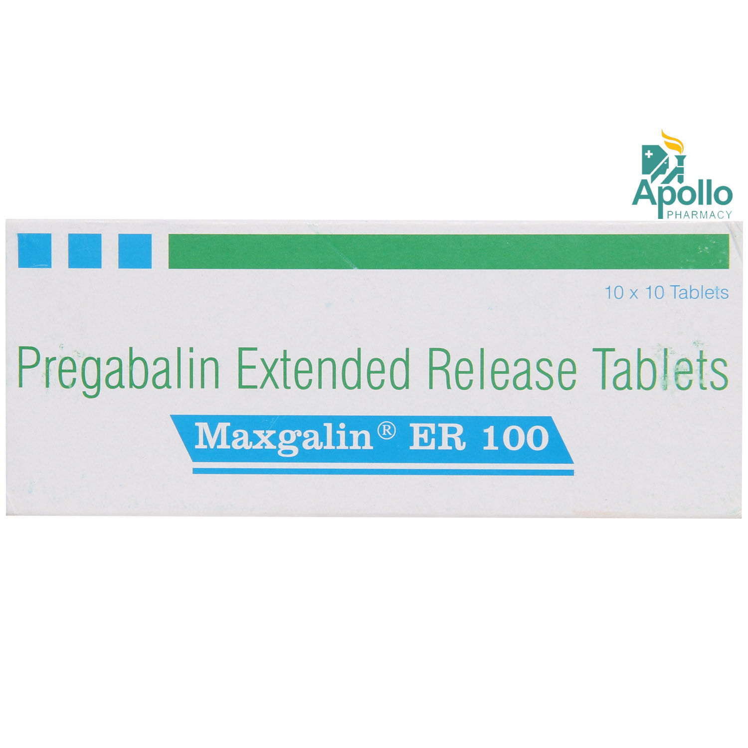 Maxgalin ER 100 Tablet | Uses, Side Effects, Price | Apollo Pharmacy