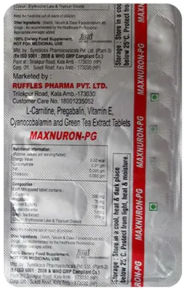 Maxnuron-PG Tablet | Uses, Side Effects, Price | Apollo Pharmacy