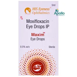 Maxim Eye Drops 5 ml | Uses, Side Effects, Price | Apollo Pharmacy