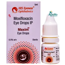 Maxim Eye Drops 5 ml | Uses, Side Effects, Price | Apollo Pharmacy