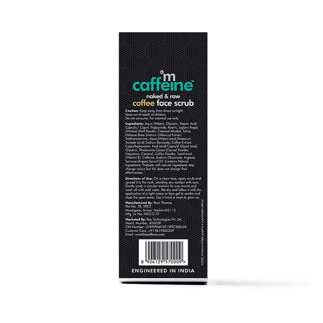Mcaffeine Naked & Raw Coffee Face Scrub, 100 gm Price, Uses, Side ...