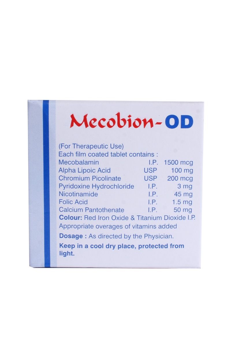 Mecobion OD Tablet 10's Price, Uses, Side Effects, Composition - Apollo ...
