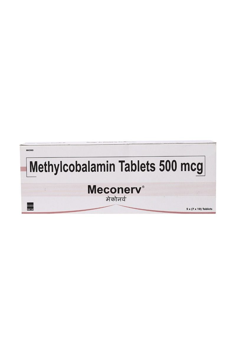 Meconerv 500 Tablet | Uses, Side Effects, Price | Apollo Pharmacy
