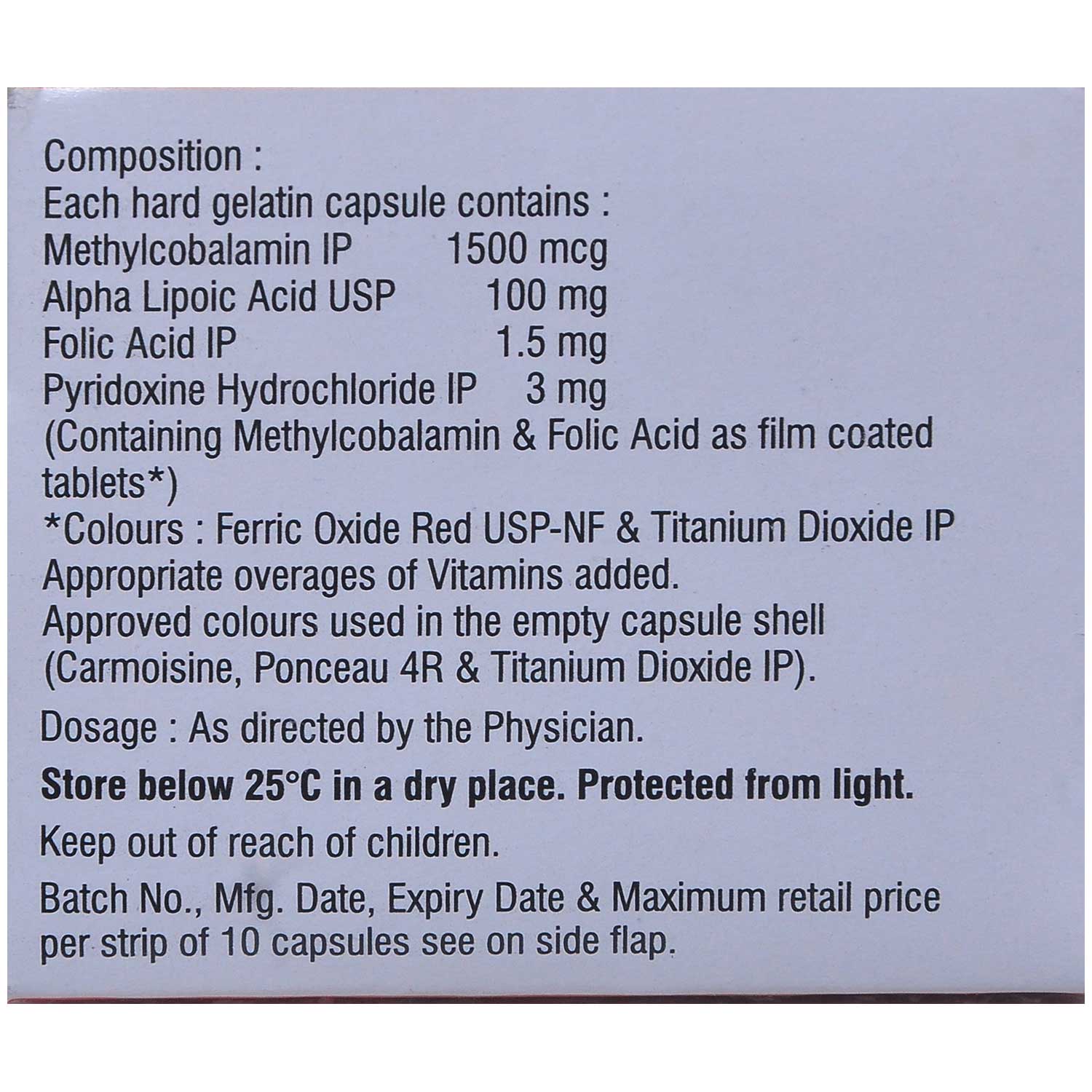 Mecovon-OD Capsule 10's Price, Uses, Side Effects, Composition - Apollo ...