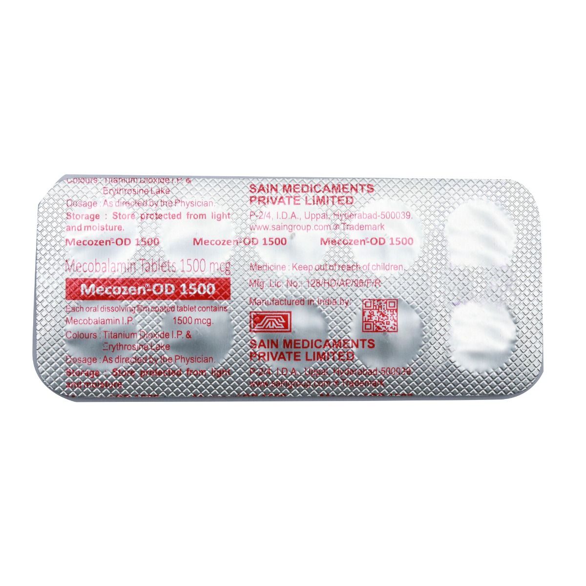 MECOZEN OD 1500MCG TABLET Price, Uses, Side Effects, Composition ...