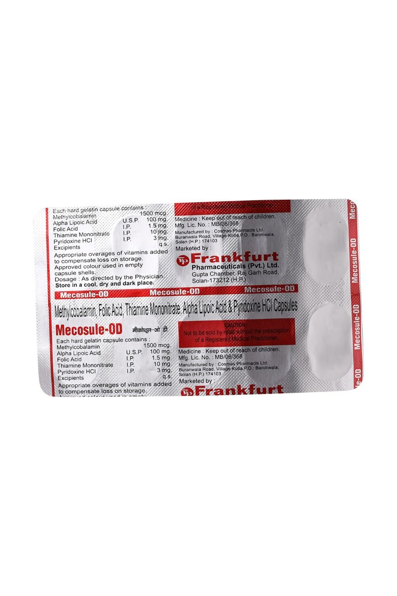 Mecosule OD Capsule | Uses, Side Effects, Price | Apollo Pharmacy