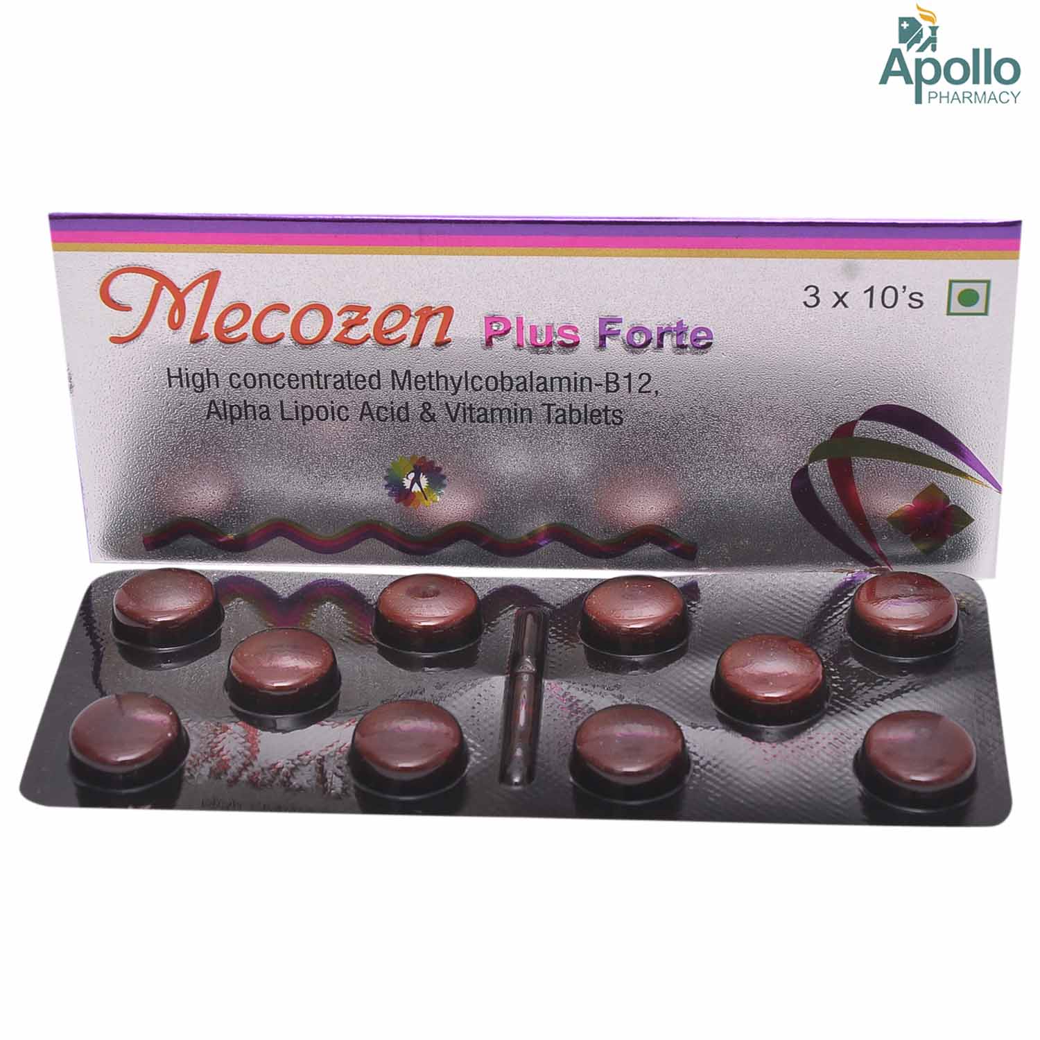 Mecozen Plus Forte Tablet 10's Price, Uses, Side Effects, Composition ...