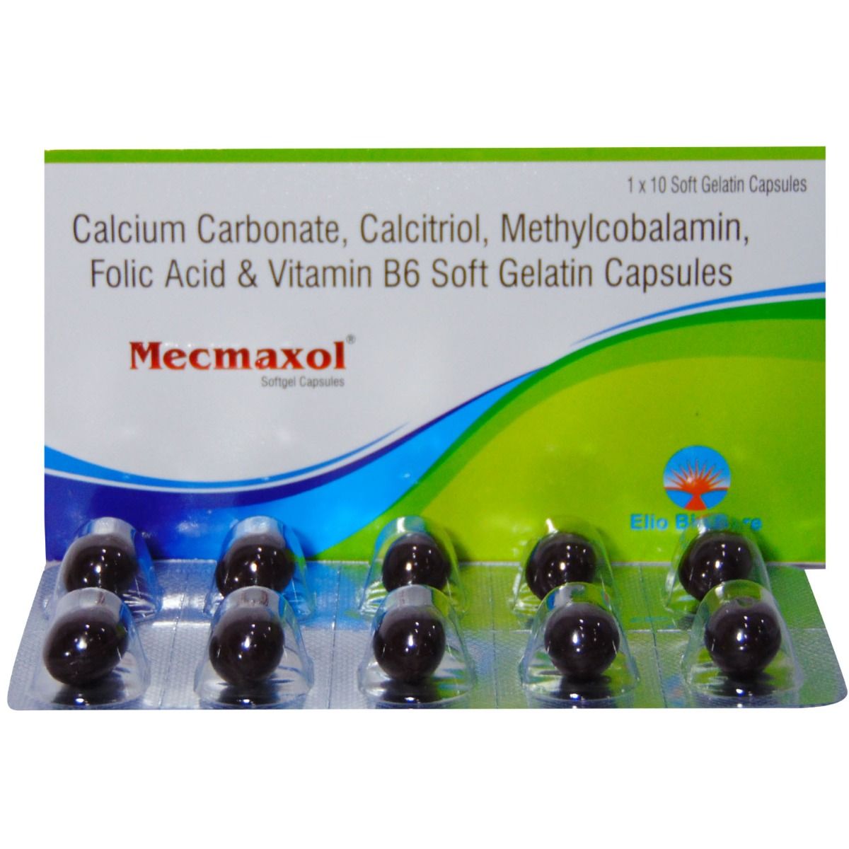 Mecmaxol Softgel Capsule 10's Price, Uses, Side Effects, Composition ...