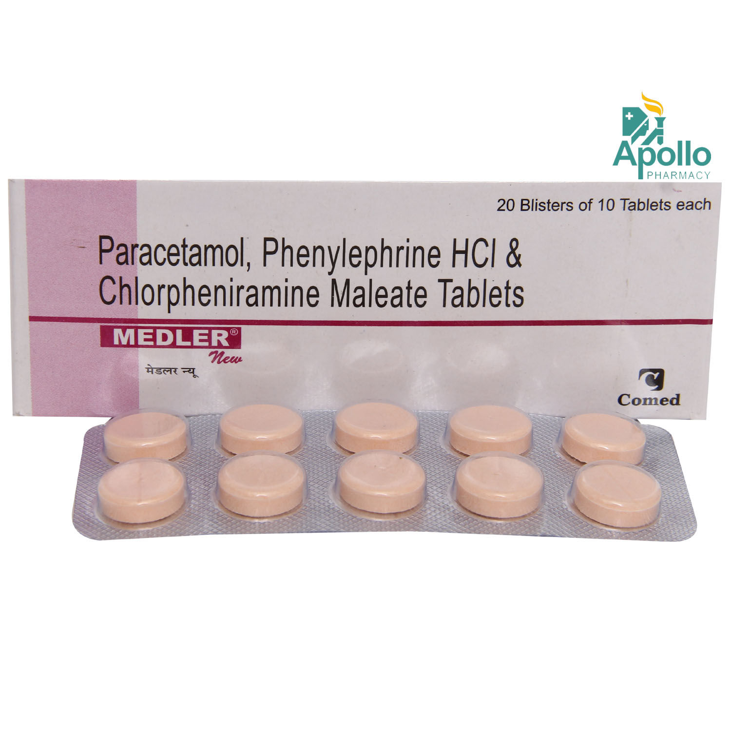 Medler New Tablet 10's Price, Uses, Side Effects, Composition - Apollo ...
