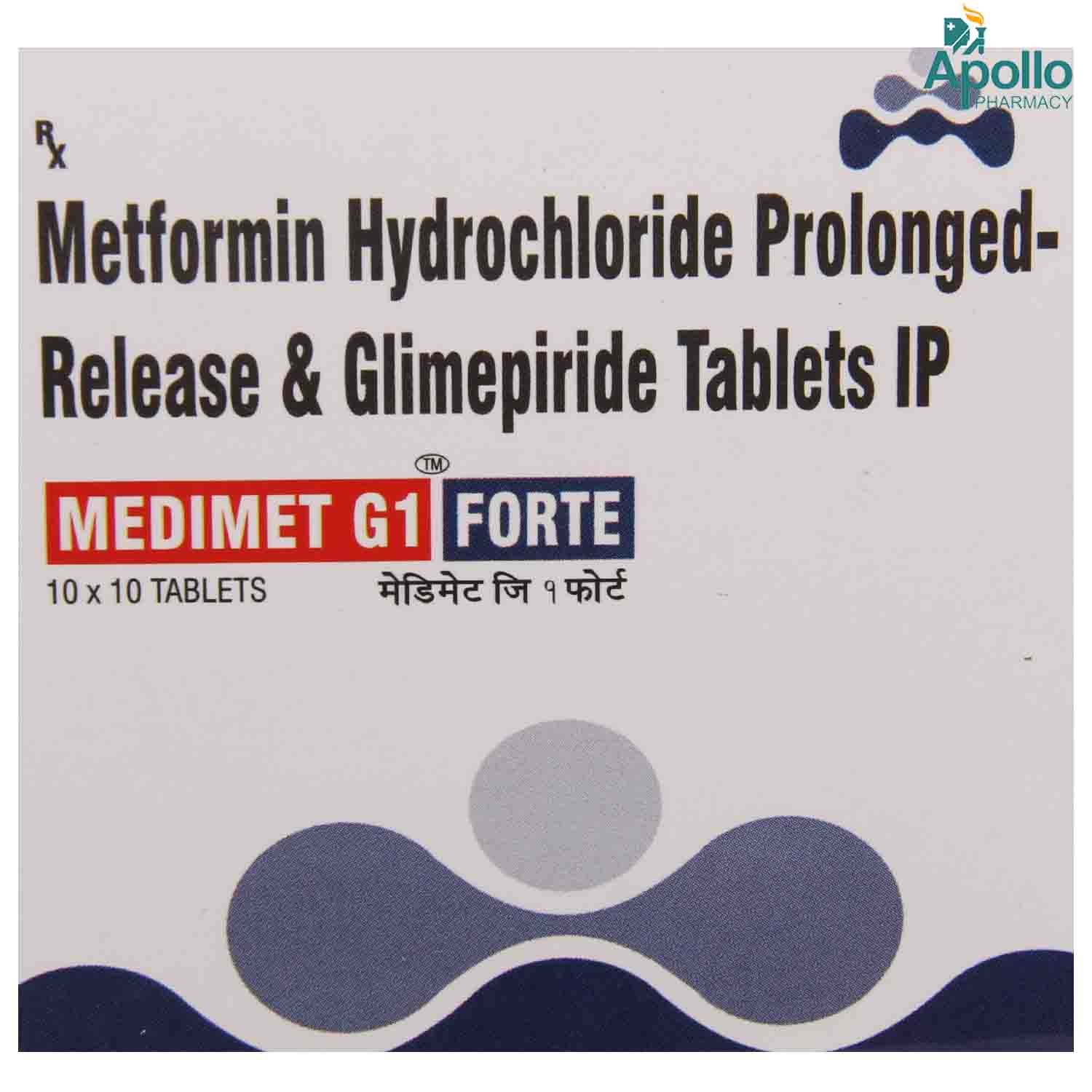 Medimet G1 Forte Tablet | Uses, Side Effects, Price | Apollo Pharmacy