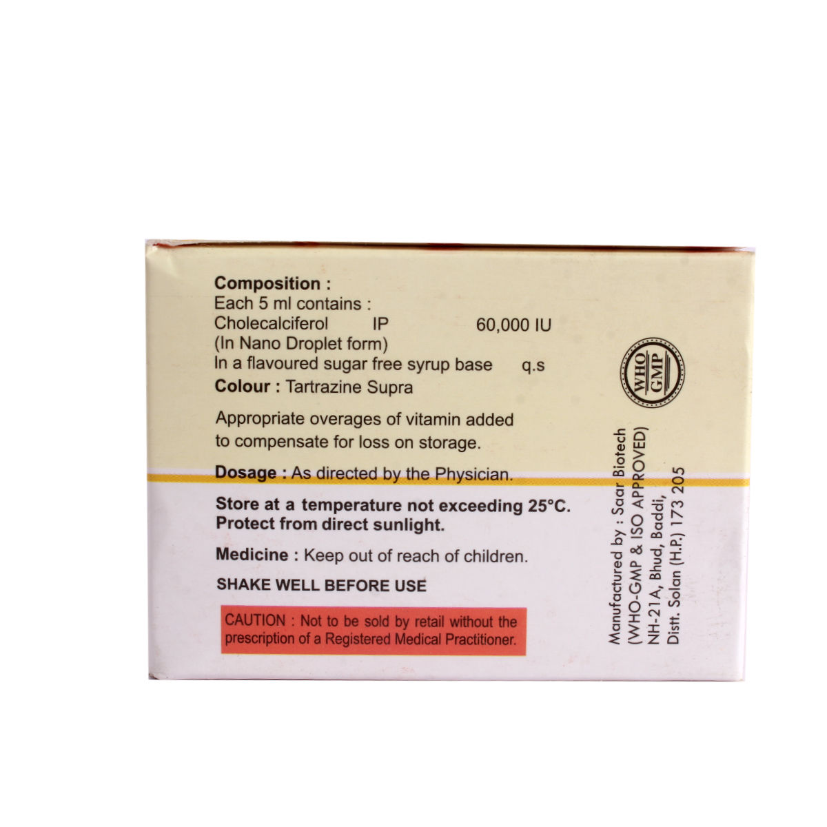 Medox-D3 60K SF Mango Solution 5 ml Price, Uses, Side Effects ...