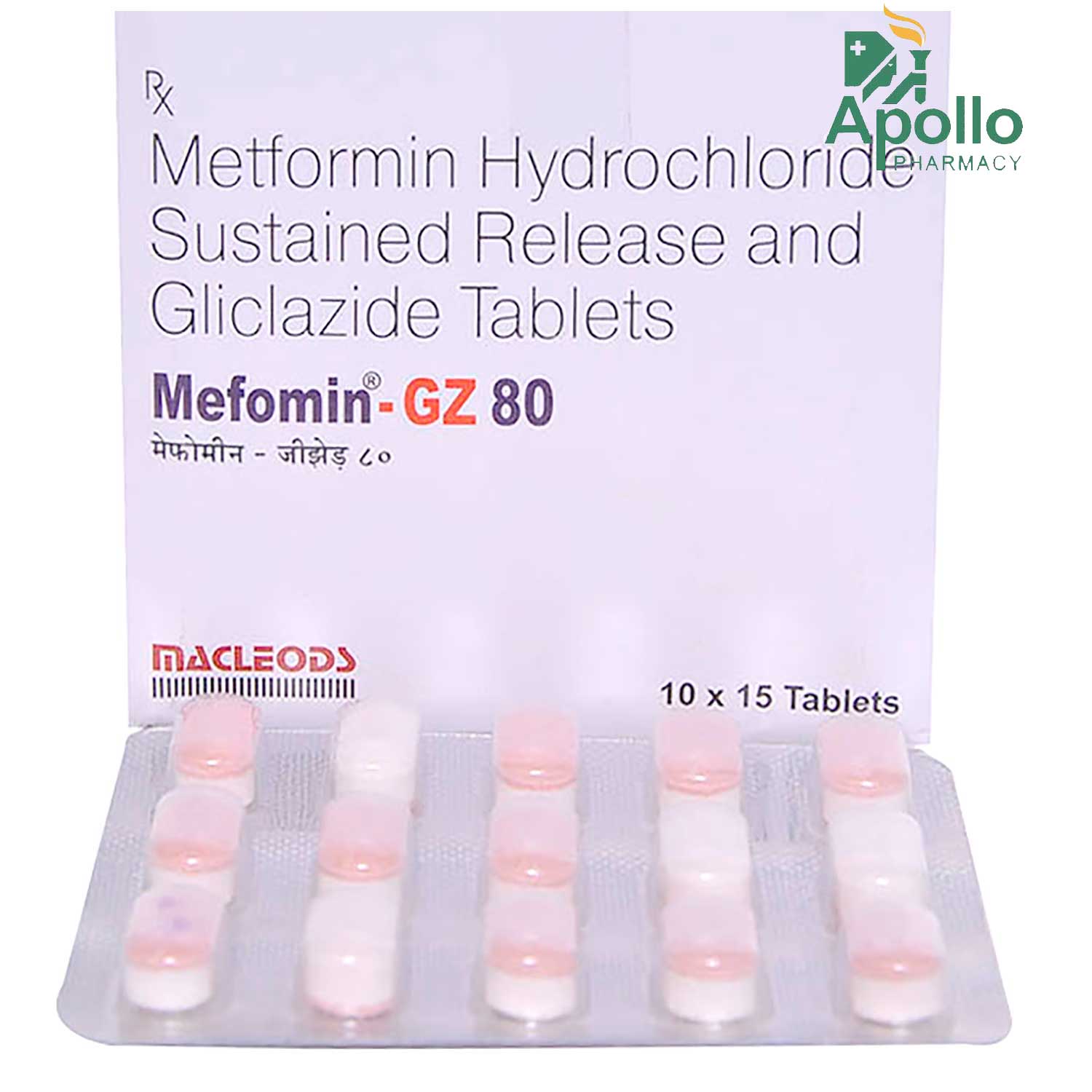 Mefomin-GZ 80 Tablet 15's Price, Uses, Side Effects, Composition ...